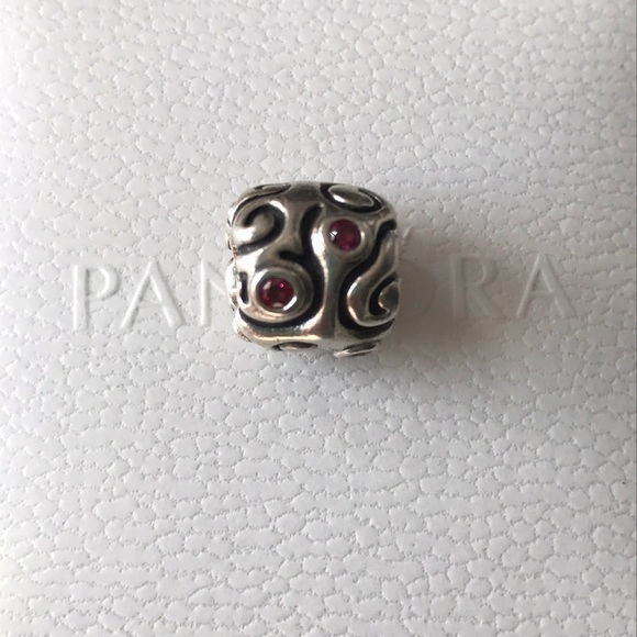 Pandora | Jewelry | Authentic Pandora Fantasy Retired Ruby Charm | Poshmark